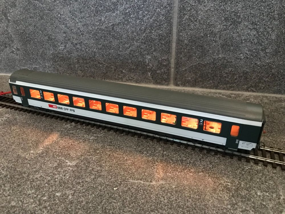 H0 SBB EW IV Personenwagen 2.Kl. (Roco 44227A), Innenbel.,DC (Gebraucht ...