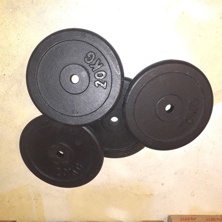 Lot de 4 Disques en Fonte 20 Kgs. TOP AFFAIRE (Gebraucht) in Daillens ...