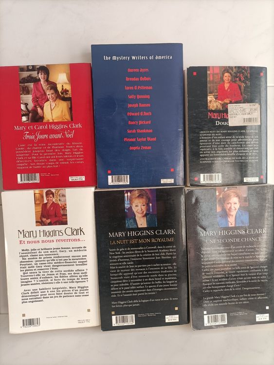 Lot 6 romans Mary Higgins Clark / Albin Michel (D'occasion) à crans ...