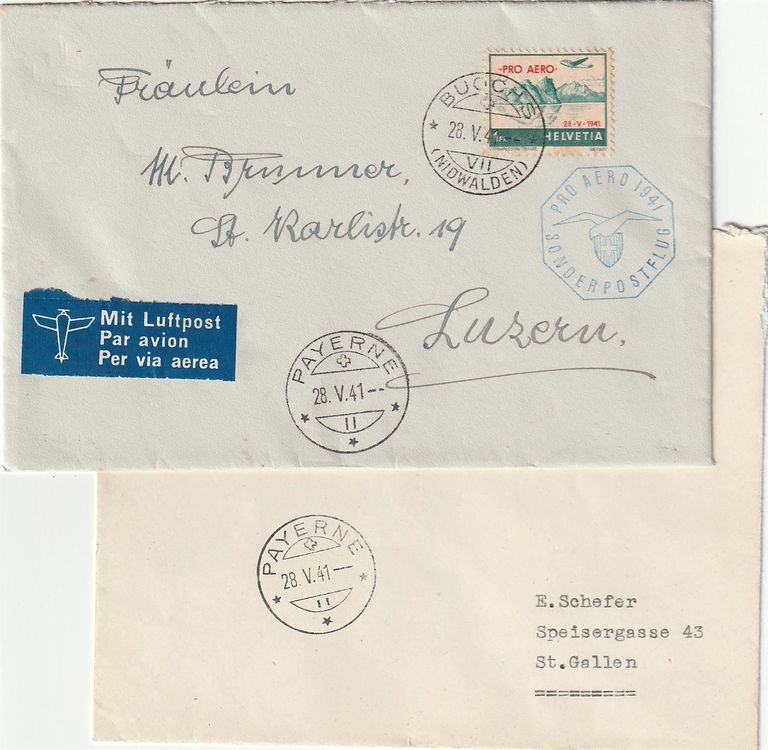 2x Pro Aero 1941, Buochs - Payerne (Gebraucht) in Aarburg für CHF 9 – mit Lieferung auf Ricardo ...