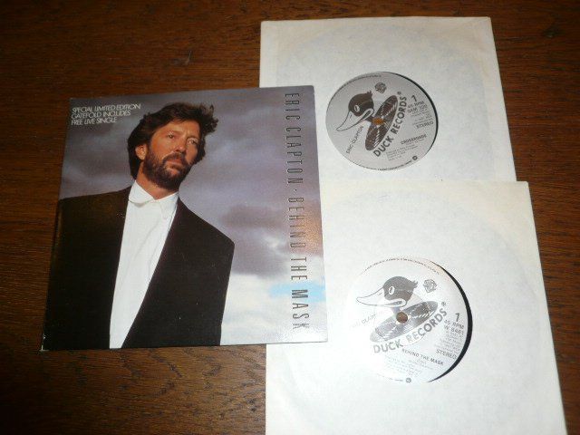 ERIC CLAPTON Behind The Mask 2x7" SINGLE (Neu und originalverpackt) in ...
