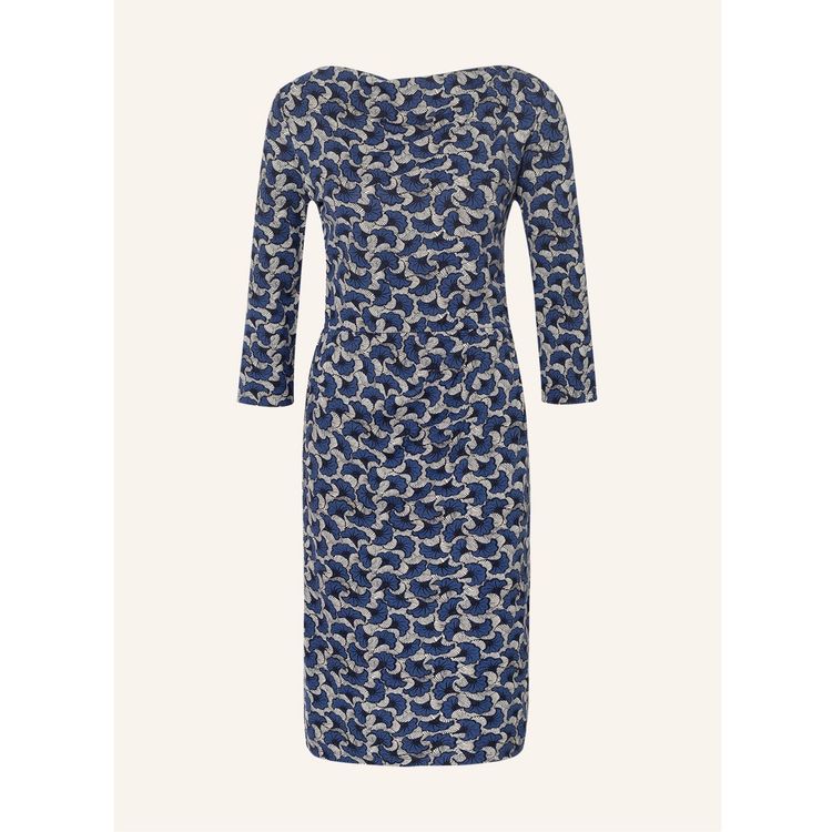 Max Mara Weekend Kleid Jersey BRAVA Ginkgo Blatt blau w Gr42 (Neu und ...