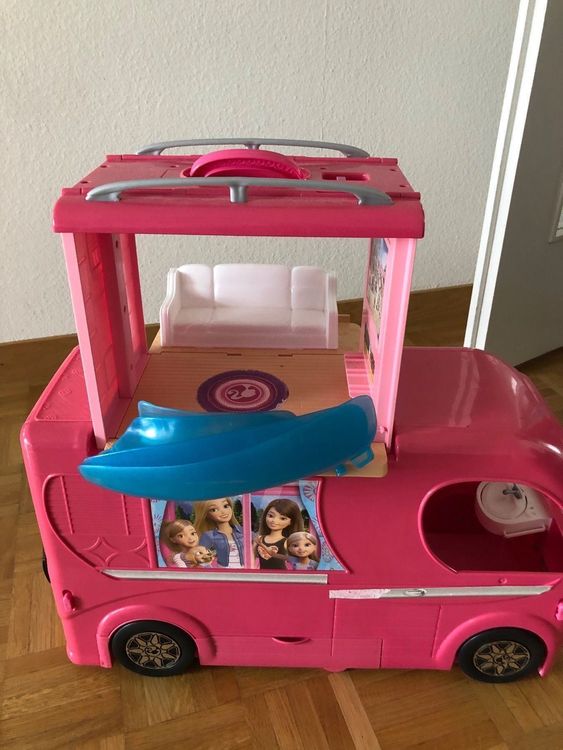 Barbie Camper Bus mit Pool- Küche | Acheter sur Ricardo