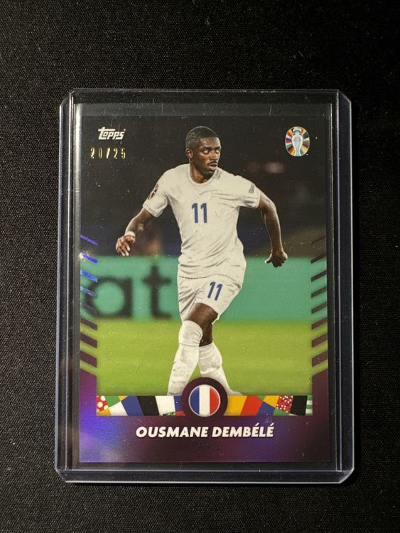 Topps Dembele /25 Frankreich Fussball Sammelkarte (Neu und ...