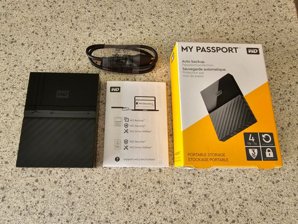 Externe 2,5“ Harddisk 4 Terabyte USB 3 - Western Digital (Gebraucht) in ...
