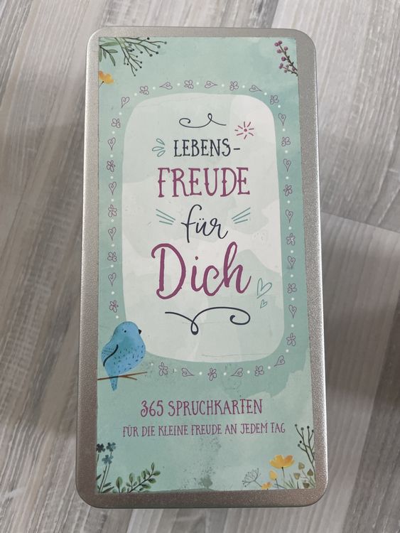 Spruchkarten Lebensfreude für Dich (Neu (gemäss Beschreibung)) in Hellikon für CHF 5 – mit ...