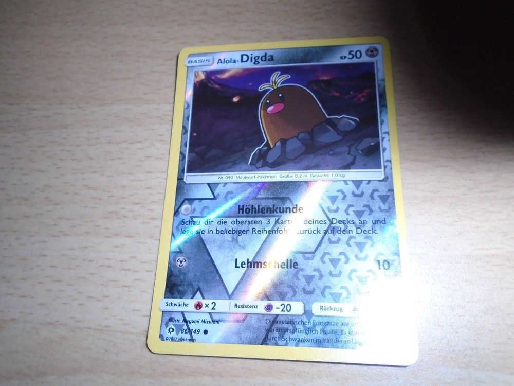 Pokemonkarte Alola-Digda Holo | Kaufen auf Ricardo