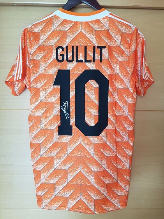 Ruud Gullit - Niederlande Trikot - Euro 1988 - Signiert (Neu (gemäss ...