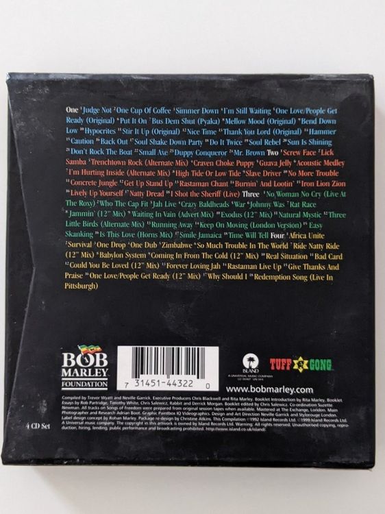 Bob Marley Songs Of Freedom 4 CD Set | Kaufen auf Ricardo