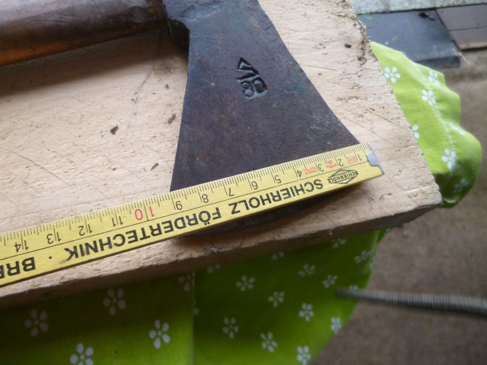 2 geschmiedet Zimmermann antikes Hau Beil Feuerwehr Holz (Gebraucht) in ...