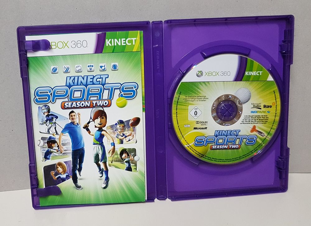 Kinect Sports Season TWO richtig Sport getrieben XB 360 (Gebraucht) in ...