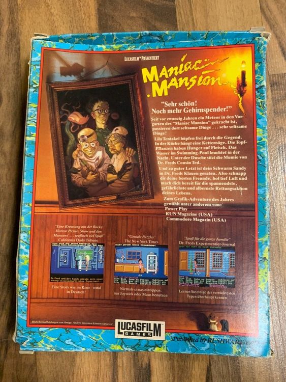 Maniac Mansion(Vintage PC Game MS DOS Kompatible) (Neu (gemäss ...