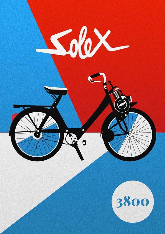 VeloSolex Werbeplakat Velosolex 3800 (Neu (gemäss Beschreibung)) in ...