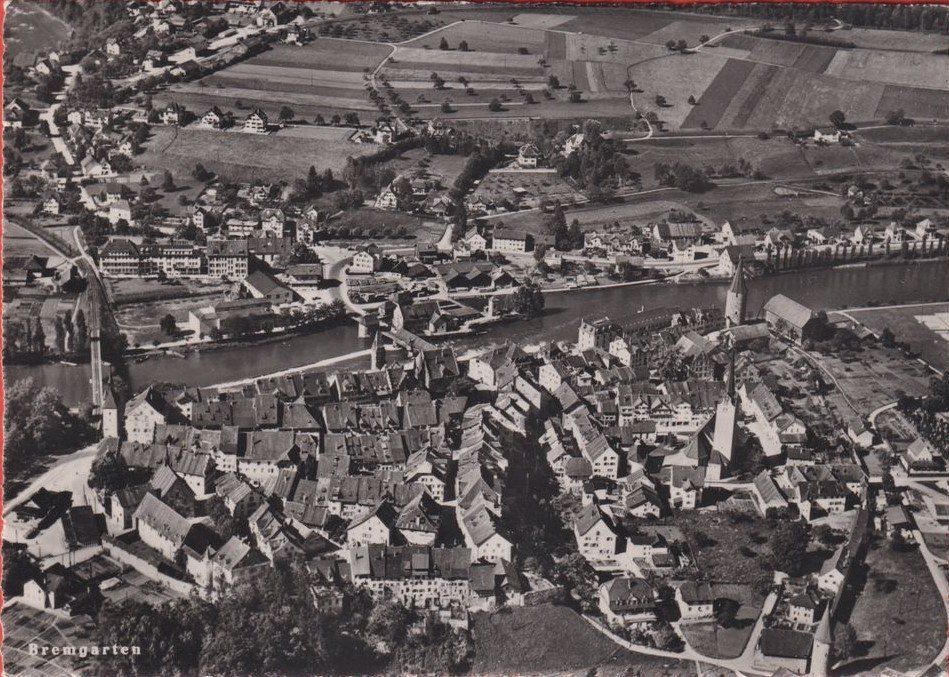 Bremgarten AG Flugaufnahme Nr.2991 , 1950 (Gebraucht) in Solothurn für CHF 11 – mit Lieferung ...