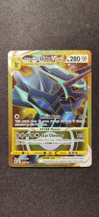 Origin Form Dialga V Star Astral Radiance Gold | Kaufen auf Ricardo