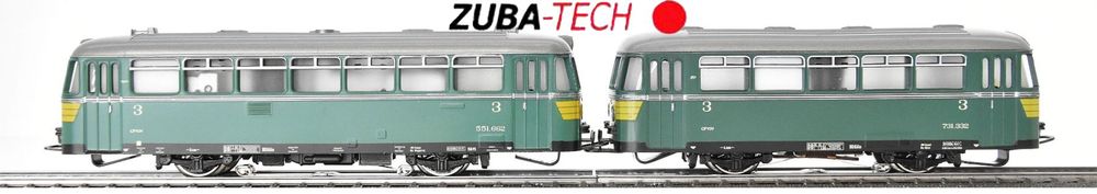 Märklin 3135 Schienenbus +Beiwagen H0 WS Analog mit OVP (Gebraucht) in ...
