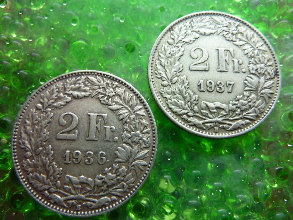 Duo 2 Franken 1936 & 1937 !!! | Kaufen auf Ricardo