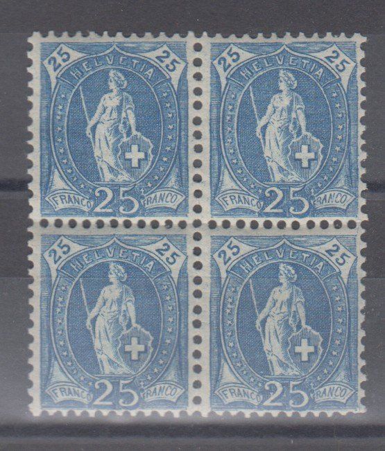 Hélvétie debout 87A bloc de 4 neufs** (160.--) | Kaufen auf Ricardo