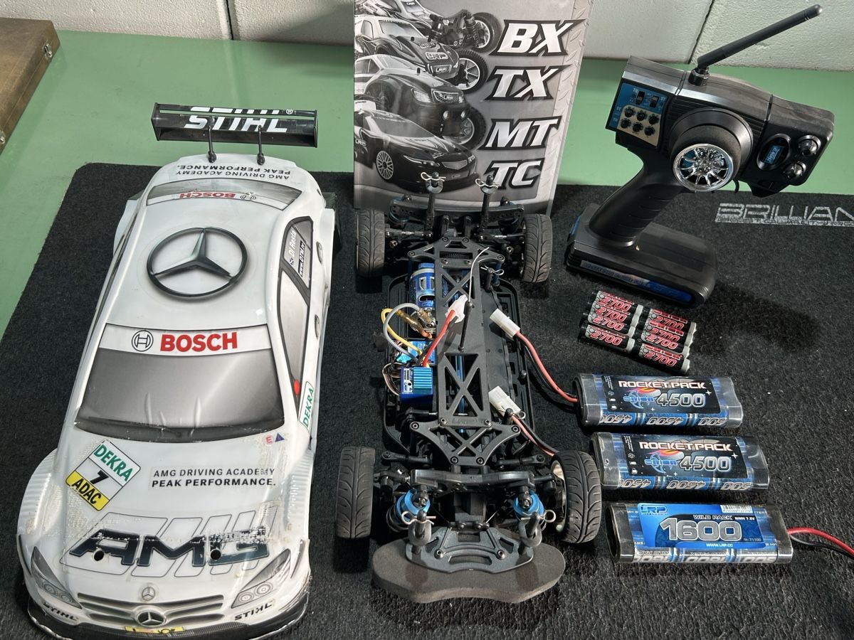 RC Modellauto 1:10 AMG Mercedes C-Klasse DTM mit Zubehör (Gebraucht) in ...
