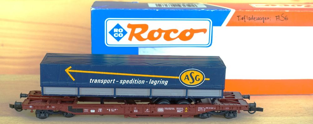 DB Sdkms mit LKW Auflieger, Roco Art. 46363, DC. (Gebraucht) in Horw ...