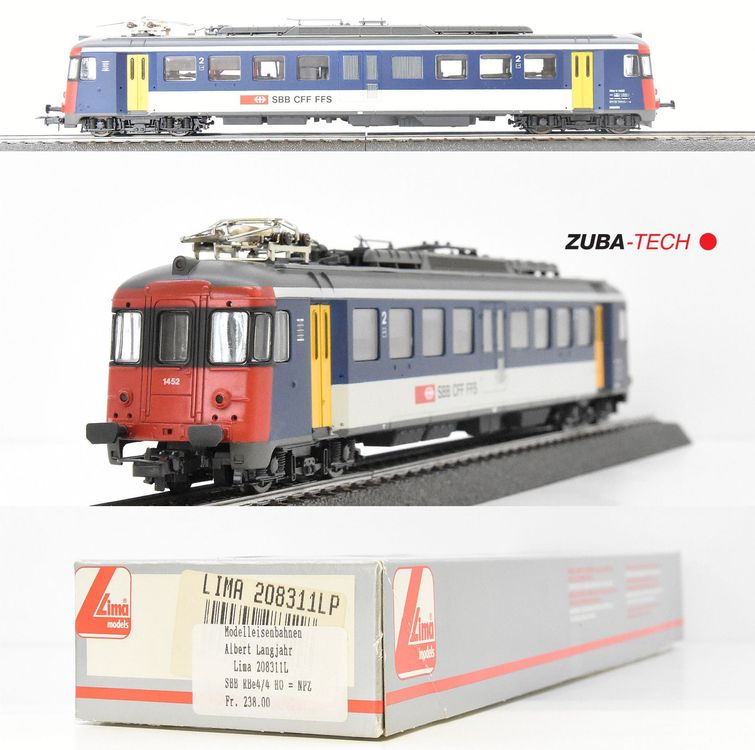 Lima 208311LP E-Triebwagen RBe 4/4 SBB H0 GS Analog mit OVP (Gebraucht) in St. Gallen für CHF 96 ...