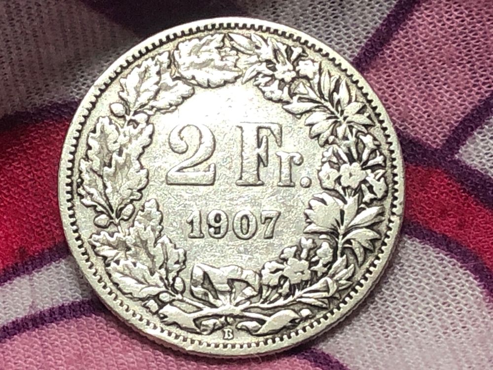 Schweiz 2 Franken 1907 Silber Rar | Kaufen auf Ricardo