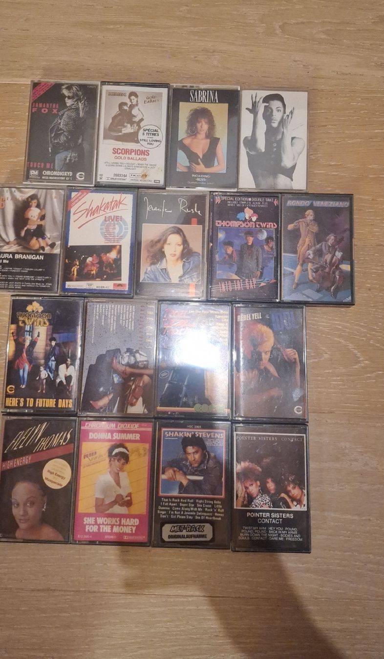 Collection de cassettes audio variées des années 80/90 (D'occasion) à ...