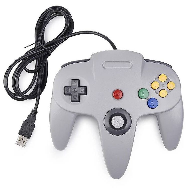 USB N64 Controller für PC, Mac & Raspberry Pi Retro Gamepad (Neu ...