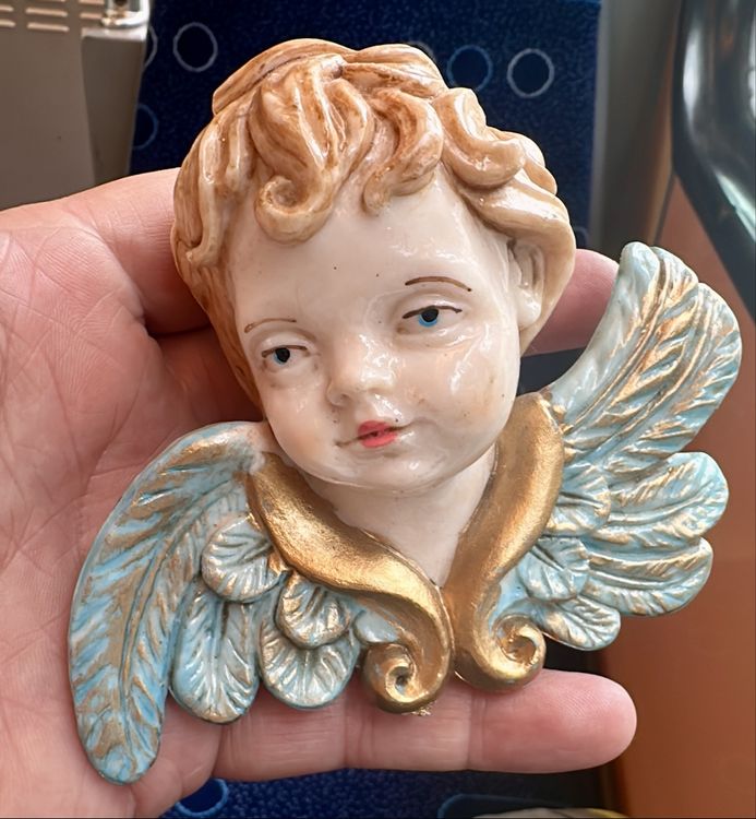Vintage Putte/Engel Kopf. Made Italy. Signiert 277. ca.1950 (Gebraucht ...