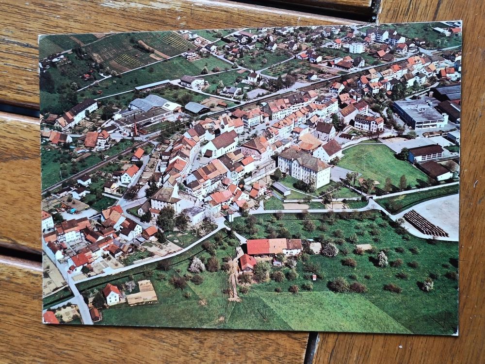 Photo Karte Flugaufnahme / Klingnau AG - ca. 1960 (Gebraucht) in Brugg AG für CHF 15 – mit ...