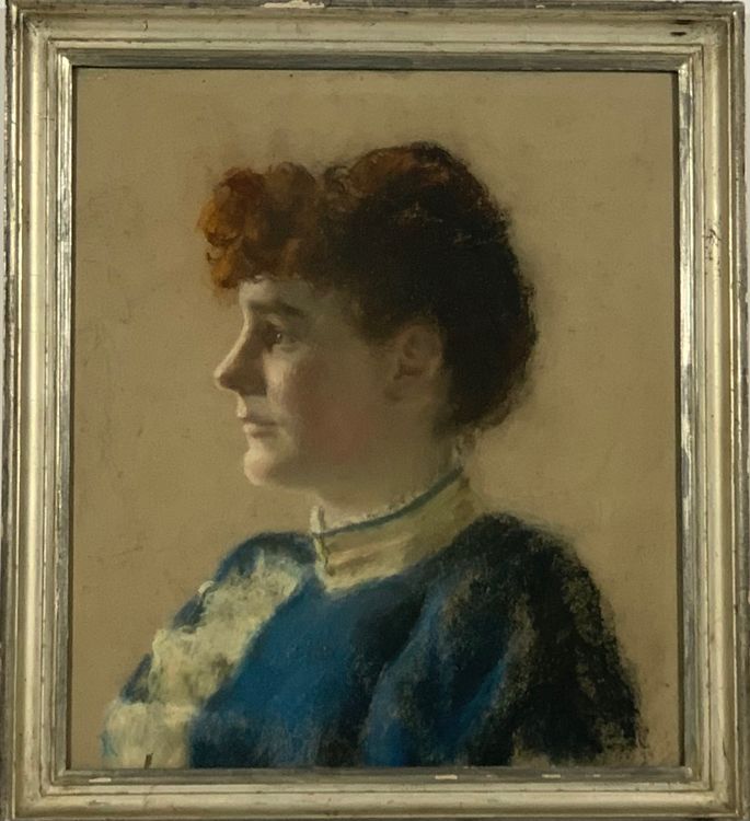 Clara Thomann (1866-1944) Rothaariges Mädchen Pastell (Gebraucht) in ...