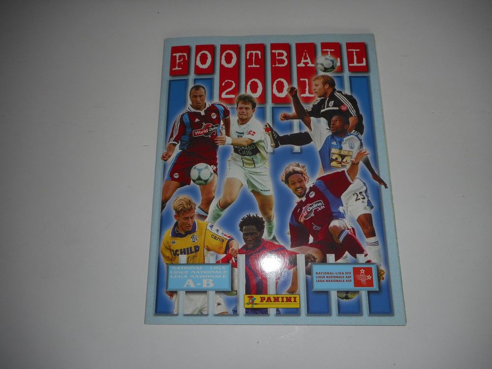 Panini Football Album 2001 komplett/Fussball/Schweizer NL (Gebraucht ...