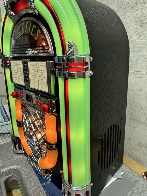 NOSTALGIA CLASSICS 1940'S REPLICA JUKEBOX TABLETOP AM/FM RAD | Kaufen ... NOSTALGIA CLASSICS 1940'S REPLICA JUKEBOX TABLETOP AM/FM RAD | Kaufen ...