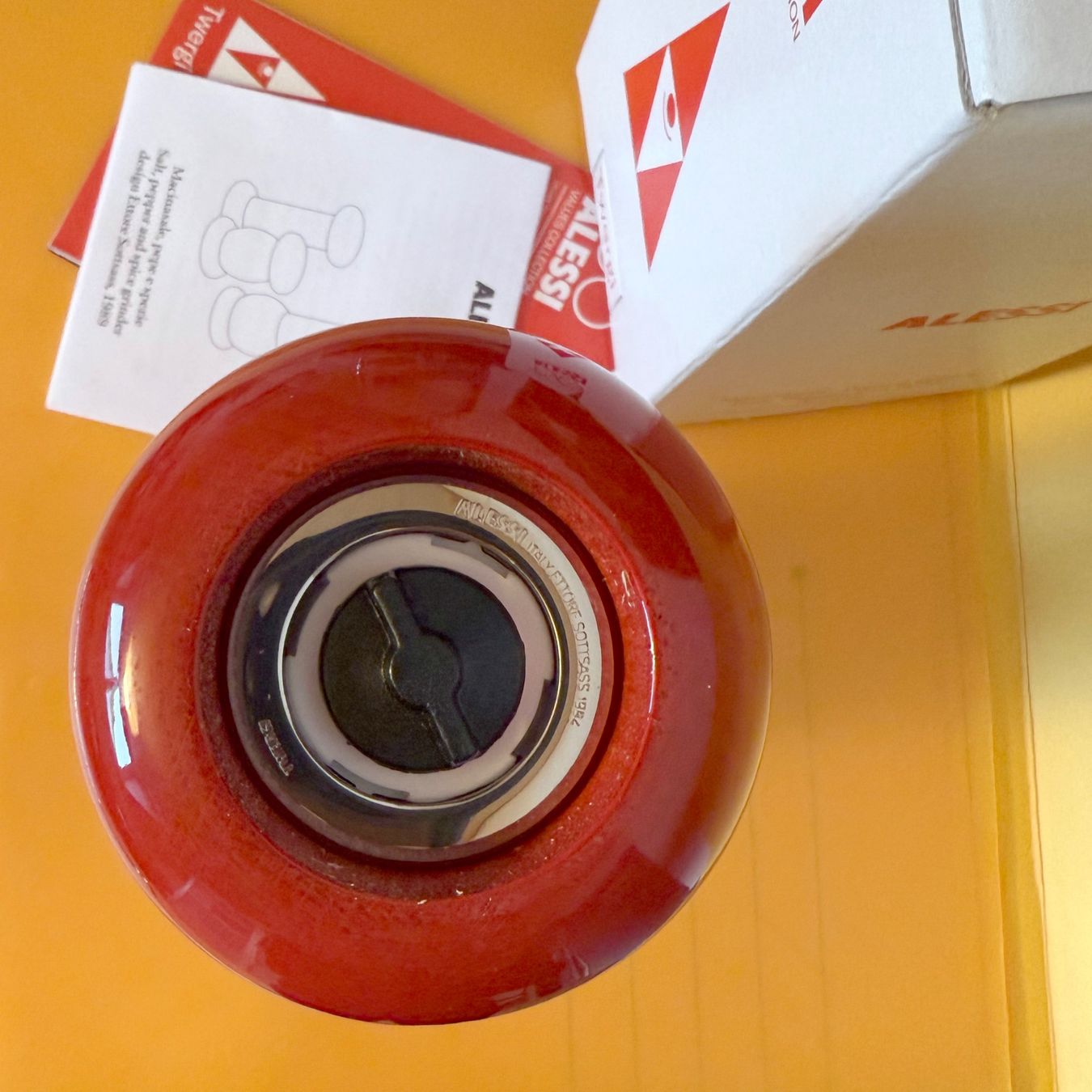 Alessi Twergi Salz-/Pfeffer- und Gewürzmühle ES19, NEU (Neu und ...