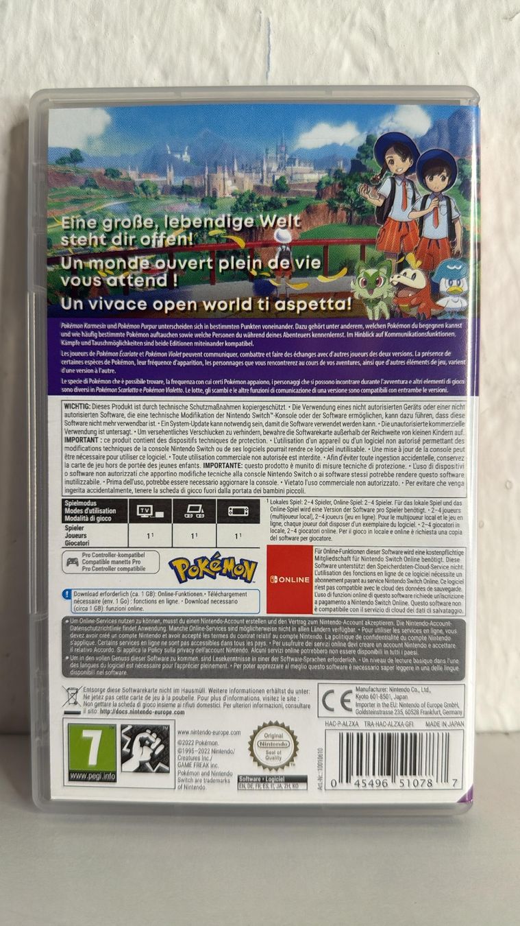 Pokemon Karmesin Nintendo Switch Game - Excellent condition! (Gebraucht ...