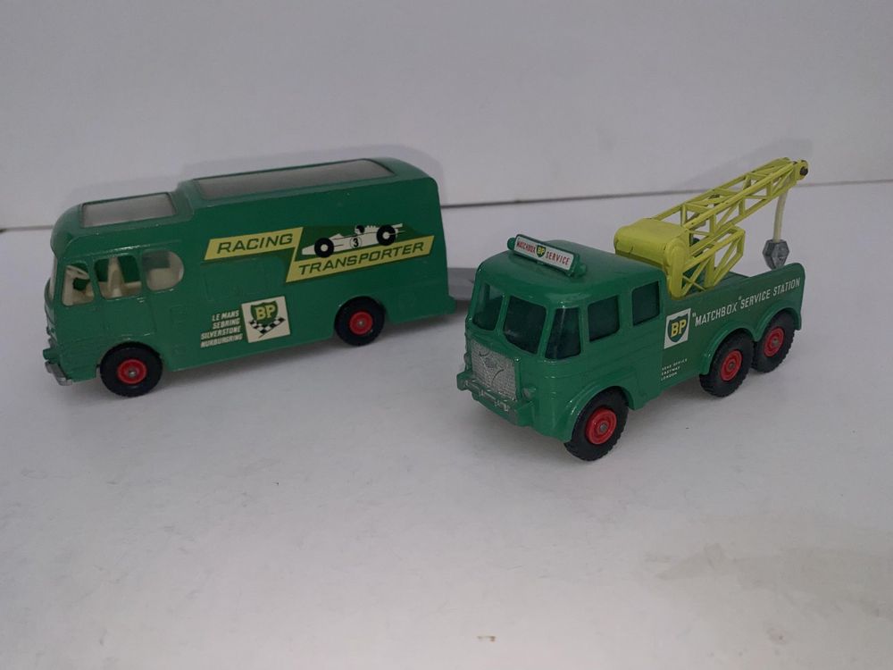 Matchbox BP Racing Transporter Service Station | Kaufen auf Ricardo