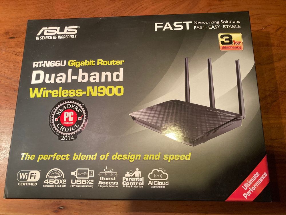 ASUS RT-N66U Gigabit Router - Top Zustand - Sofort Start! (Neu (gemäss ...