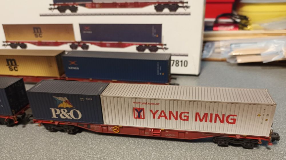 Märklin 47810, Container Tragwagenset (Neu (gemäss Beschreibung)) in ...