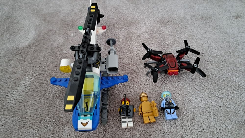 60207 Lego City: Drohnenjagd Helikopter, Polizei | Kaufen auf Ricardo