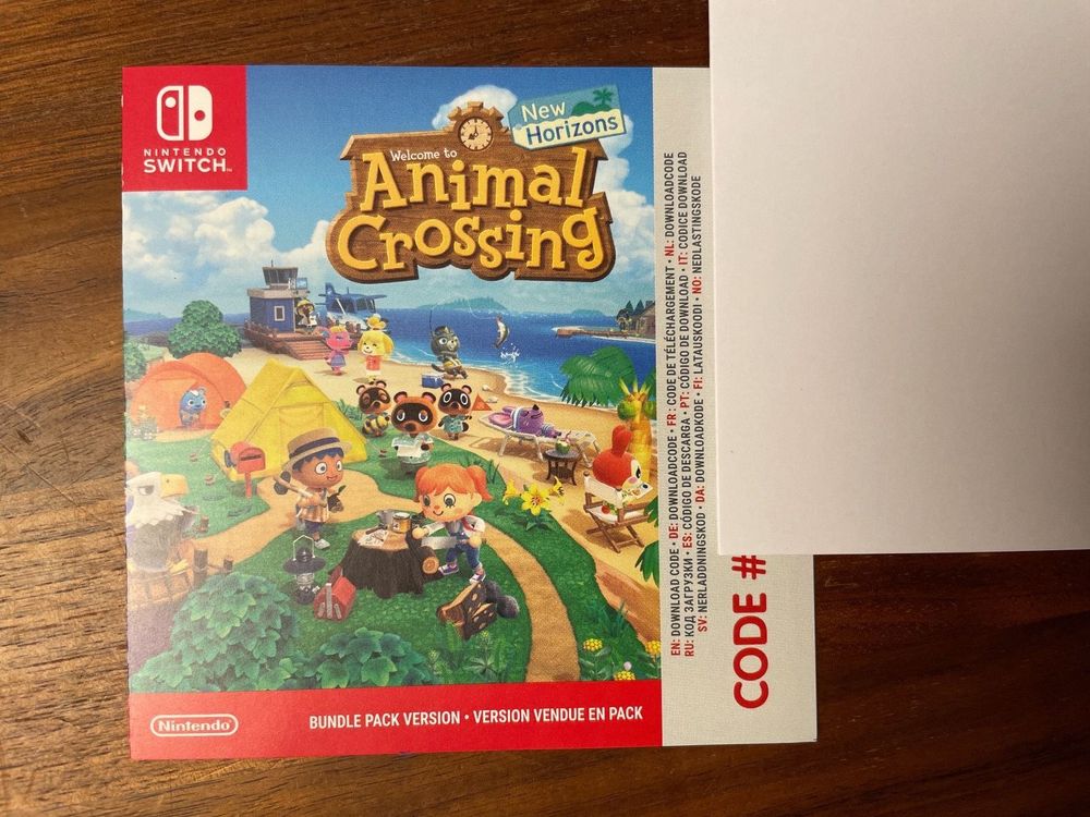 Animal Crossing -New Horizon (Game Code) | Kaufen auf Ricardo