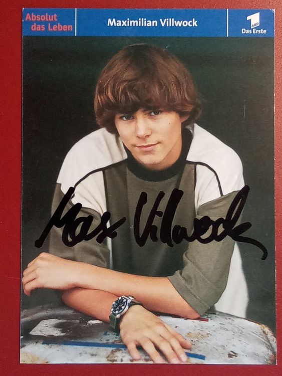 Maximilian Villwock Autogramm signiert Fotopostkarte 10x15cm (Gebraucht ...