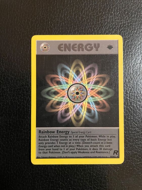 Team Rocket Rainbow Energy rare 80/82 1st edition Ab 1 (Gebraucht) in ...
