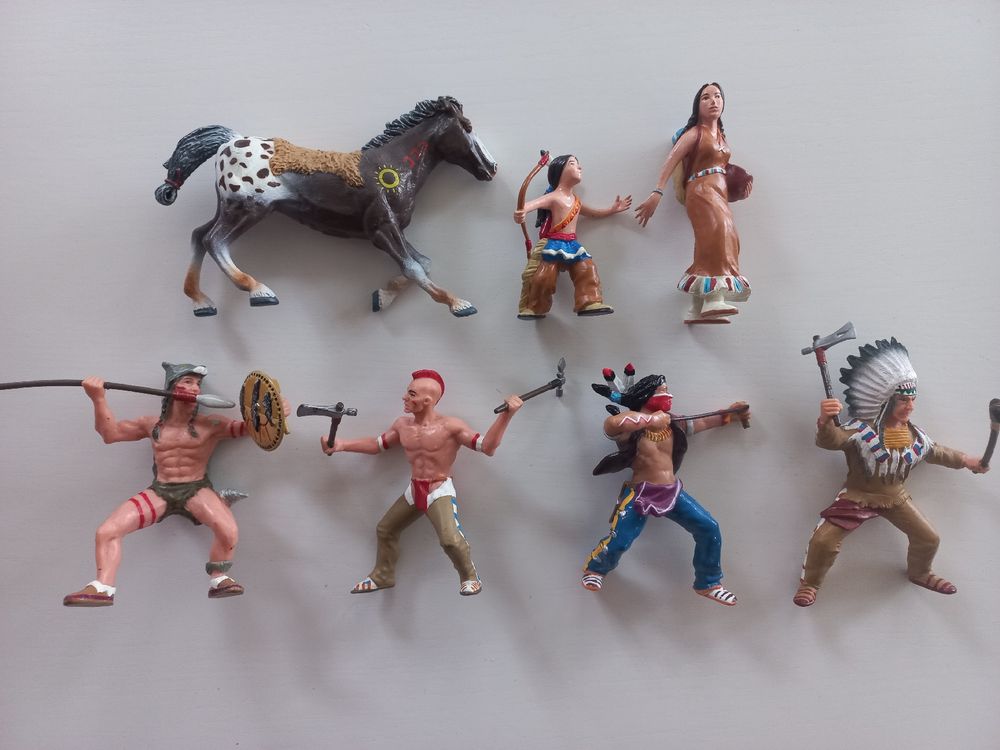 Papo Indianer Figuren - aus 1999 (Gebraucht) in Sisseln AG für CHF 50 ...