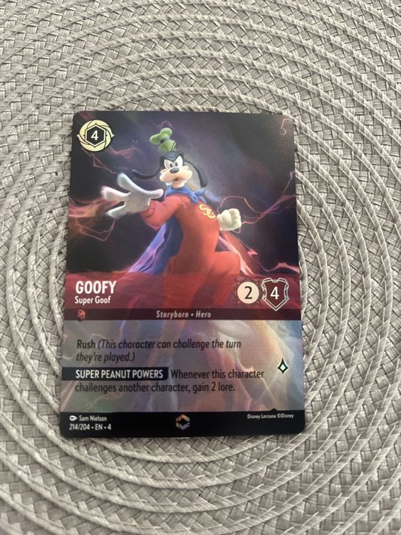 Lorcana - Goofy Enchanted (Super Goof) EN (Neu (gemäss Beschreibung ...