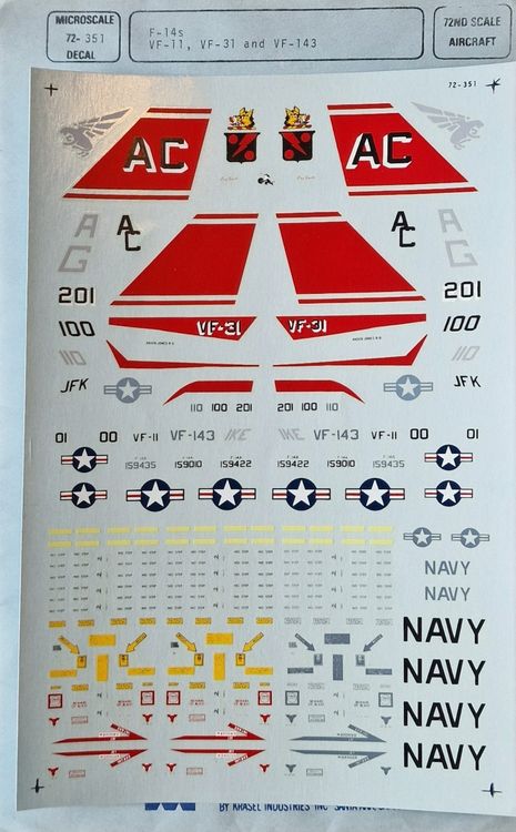 Original Microscale Decal Set Aviatik F-14 1/72 | Kaufen auf Ricardo