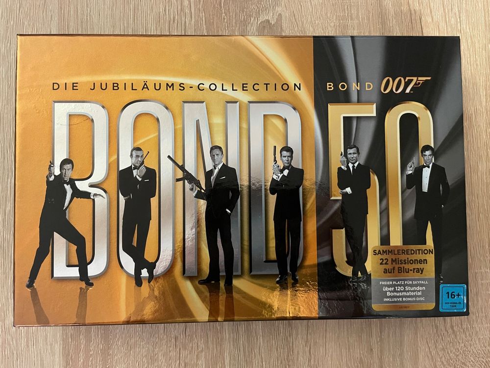 James Bond 007 - Jubiläums-Collection Blu-ray Box (Gebraucht) in ...