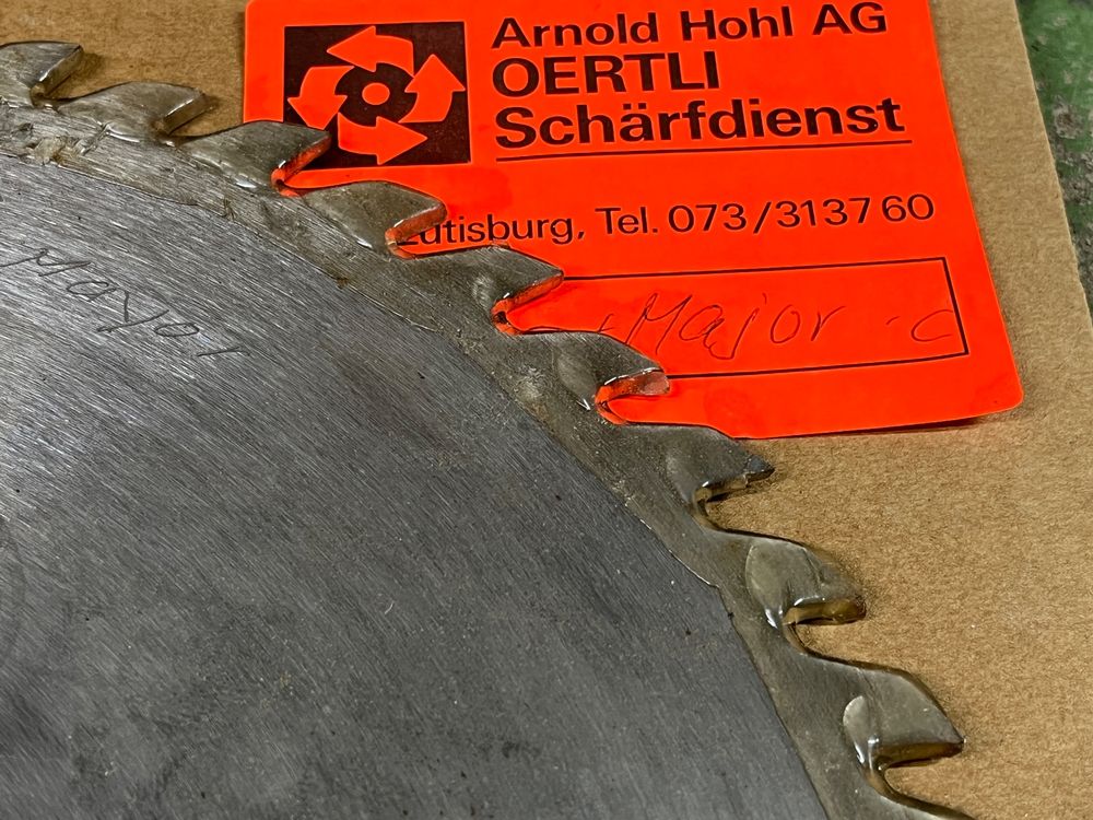 Grosse Kreissägeblätter - frisch geschärft (Gebraucht) in Humlikon für ...