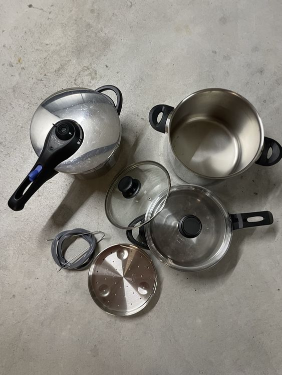 Pressure Cooker Set Stainless Steel 5 Litre (Gebraucht) in Cham für CHF ...