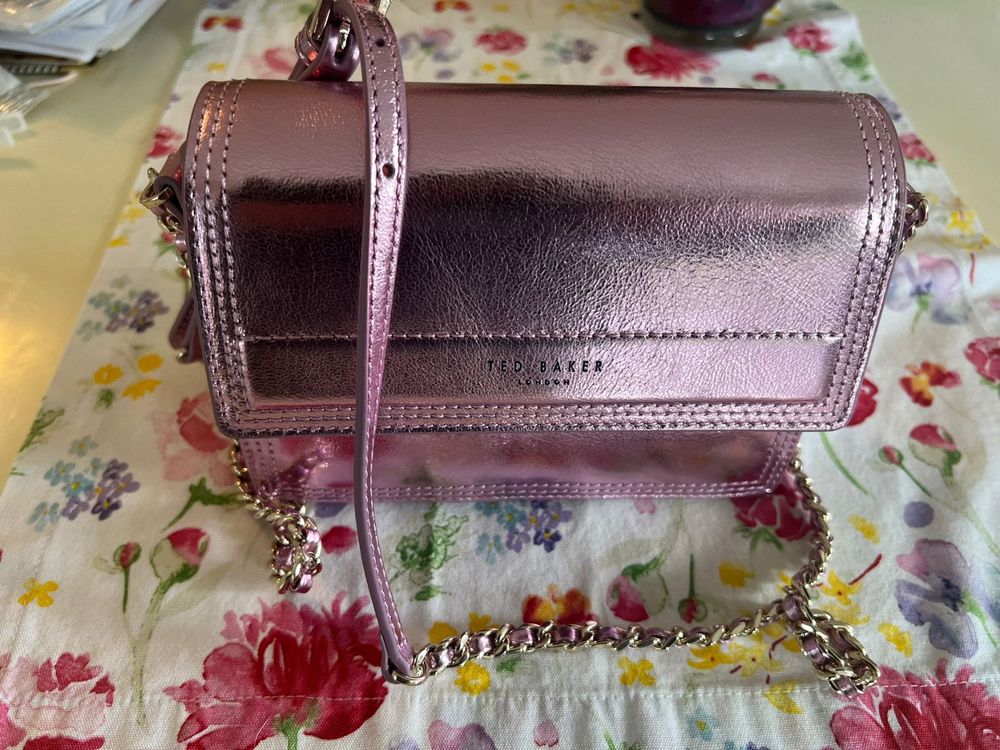 Teb Baker mini Bag in pink metallic Ungetragen (Neu (gemäss ...