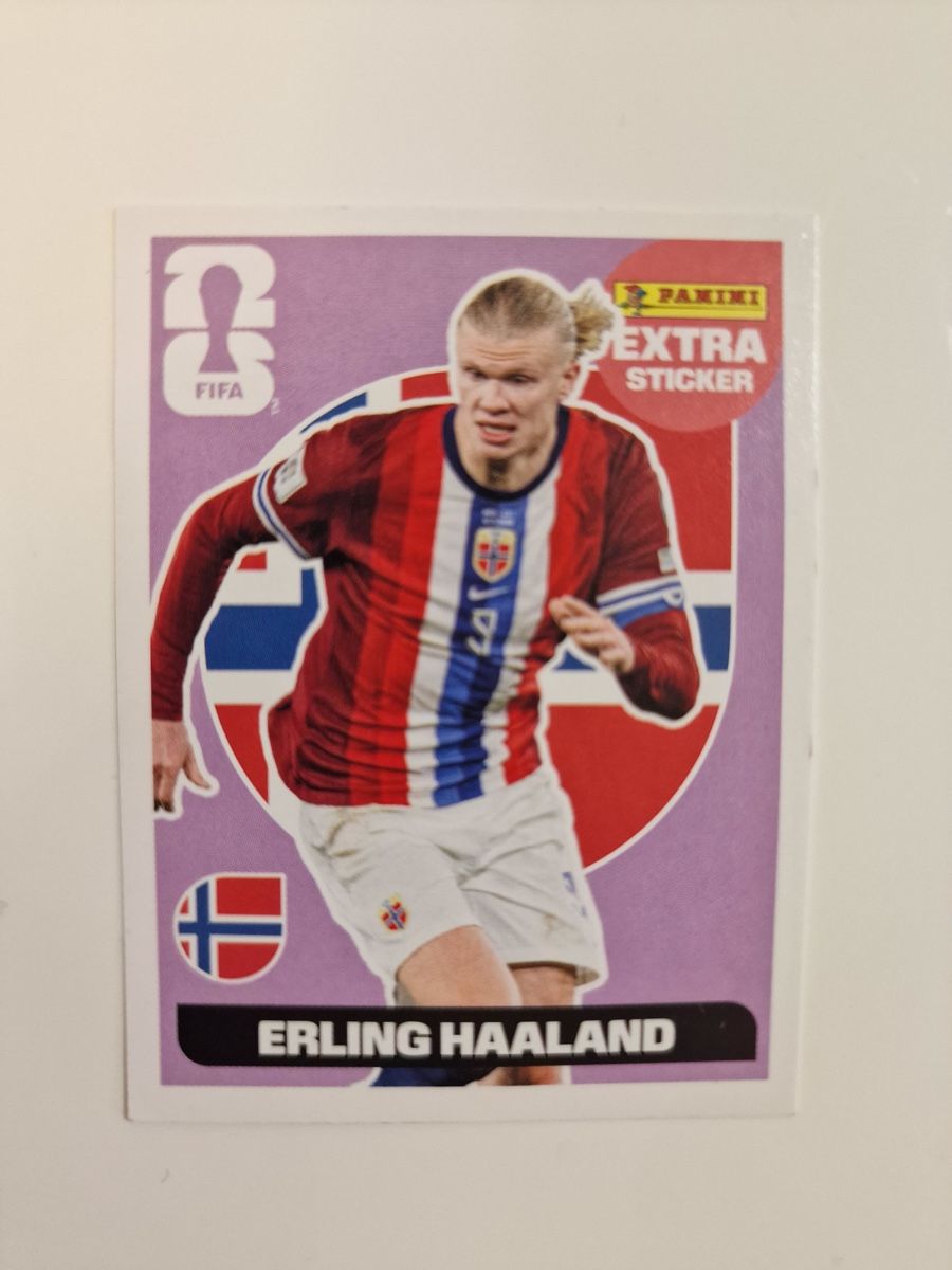 Panini WM 2026 Extra Sticker - Haaland Lila (Neu (gemäss Beschreibung ...